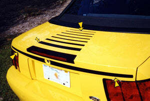 Graphics Express N510-XX 1999-04 Mustang Fade Trunk Decal Kit