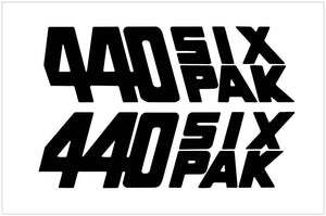 Graphics Express QG-CDCL-70-534-XX 1970 Challenger '440 Six-Pak' Decal Set
