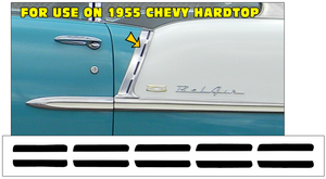 Graphics Express QH-CBA-55-039-XX 1955 Classic Chevy Hardtop Upper ...