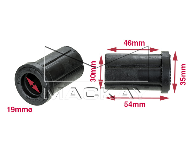 Mackay RBK107X Rear shackle Bush Kit (Hilux KUN26R)