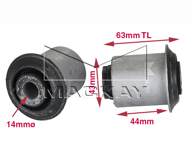 Mackay RBK10XX Control Arm Bush Kit - Front (Honda CRV RD/RD7)