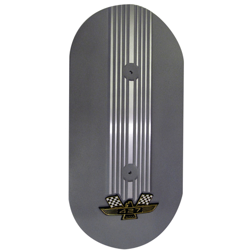 Shelby Oval Air Cleaner Assembly COBRA Black Finned Single 4 Barrel